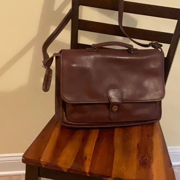Coach | Bags | Coach Vintage Executive Bag Brown Leather | Poshmark